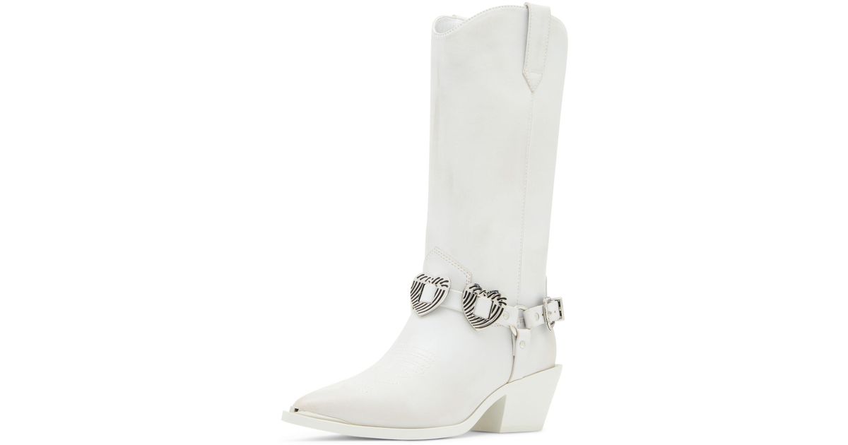 Madden Girl Sweethart Western Boot in White | Lyst