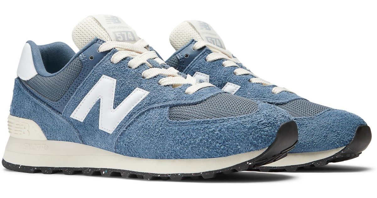 New Balance 574 V2 Varsity Suede Sneaker in Blue | Lyst