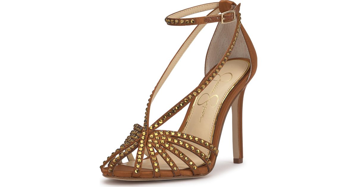 Jessica Simpson Jittale Pump in Brown | Lyst