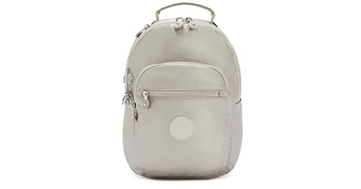 Kipling Seoul Small Backpack in Gray | Lyst