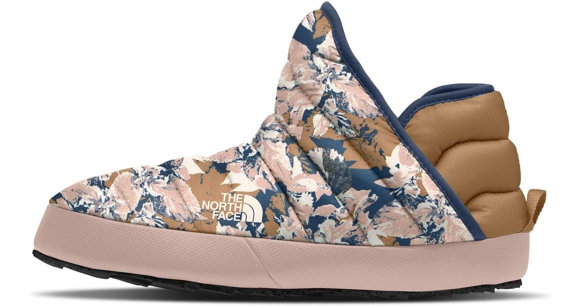 The North Face Thermoball Traction Bootie Pink Moss Coleus Camo Print ...