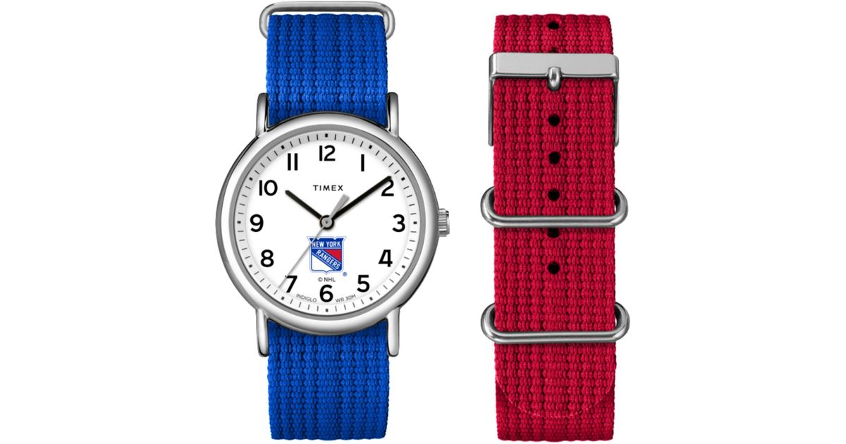 Timex New York in Blue | Lyst