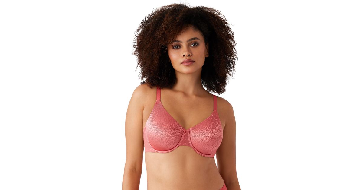 Wacoal Plus Size Back Appeal Seamless Unlined Underwire Bra In Pink Lyst