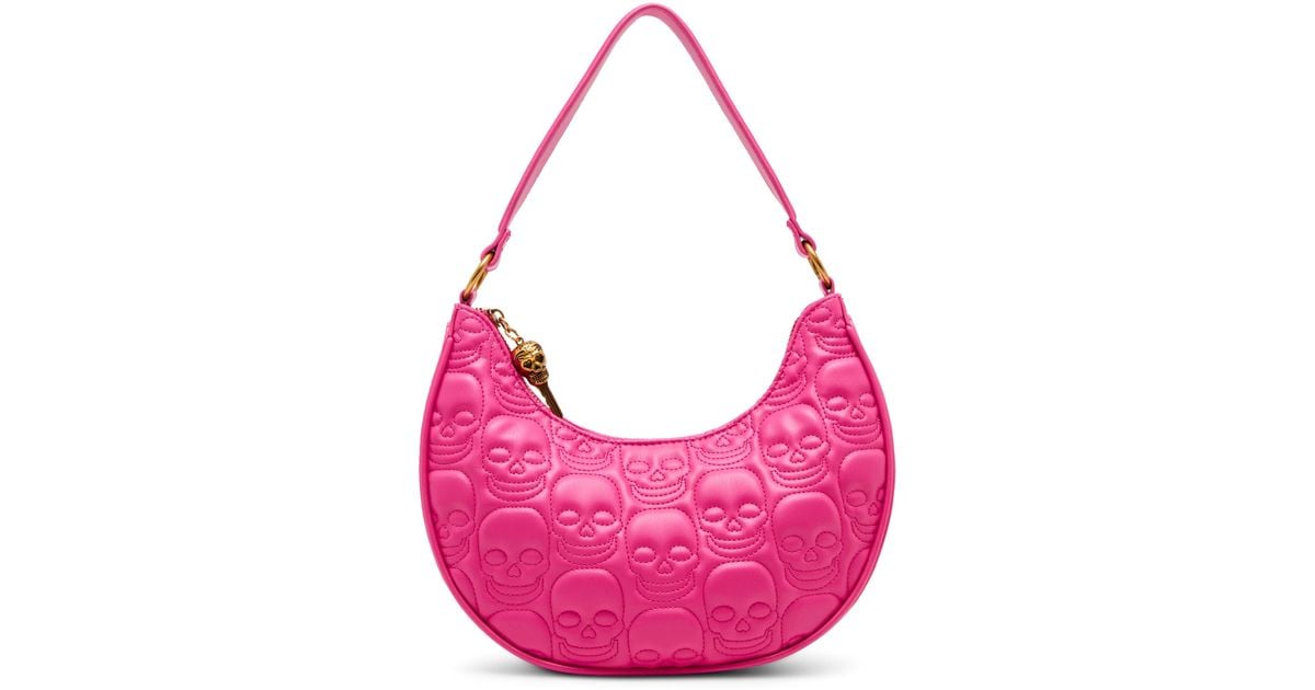 Betsey Johnson Skele-tease Shoulder Bag in Pink | Lyst