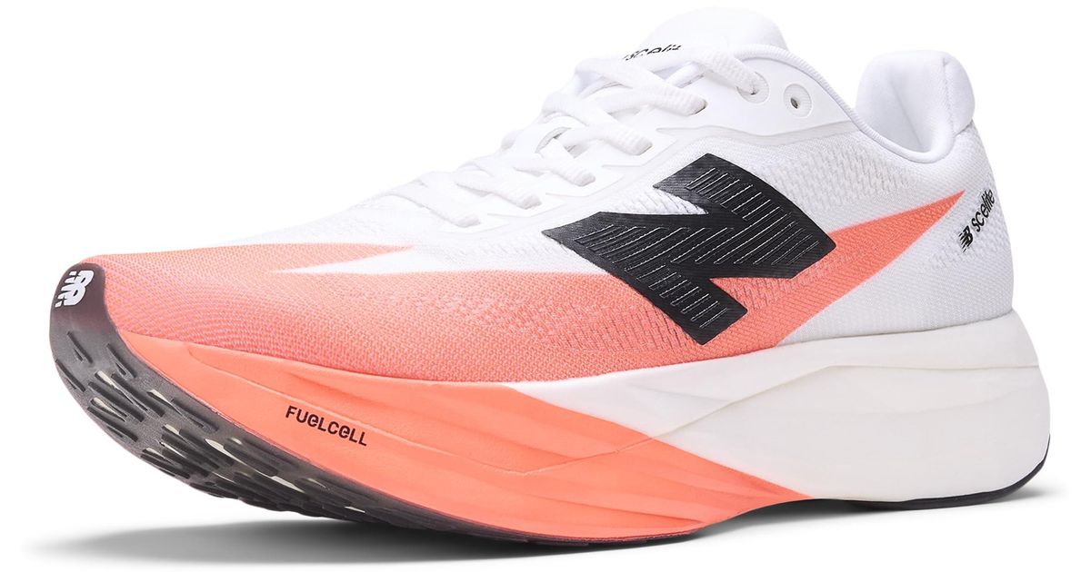New Balance Fuelcell Supercomp Elite V5 Running Shoe in Pink | Lyst