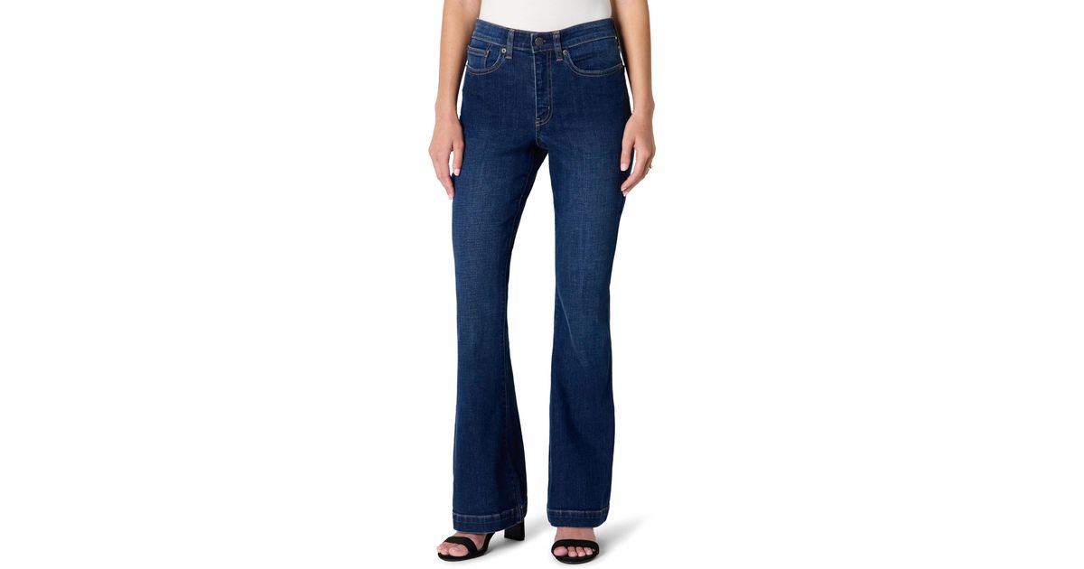 Amazon Essentials High Stretch High-rise Flare Jean in Blue | Lyst UK