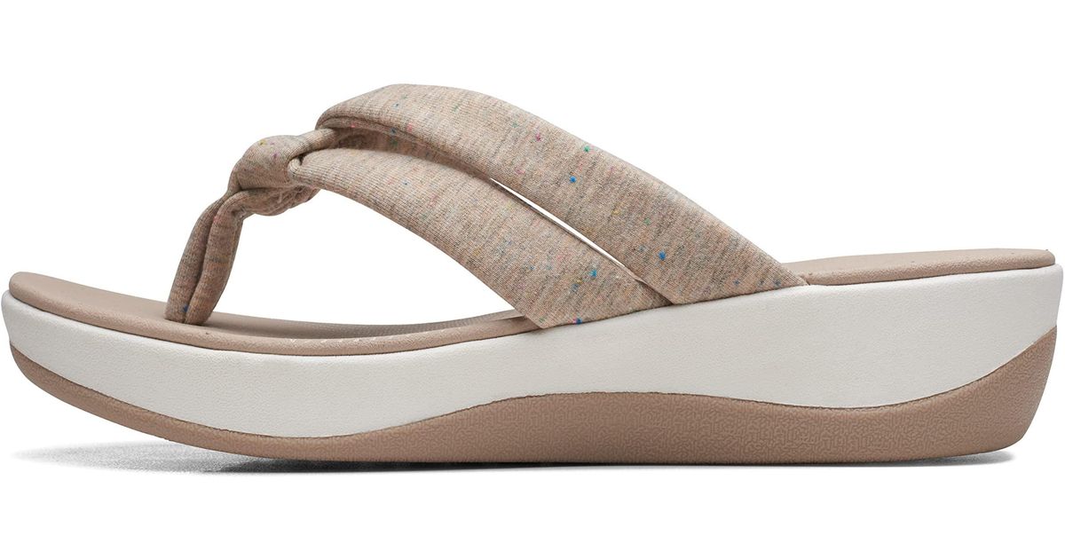 Clarks Arla Kaylie Flat Sandal in Brown | Lyst
