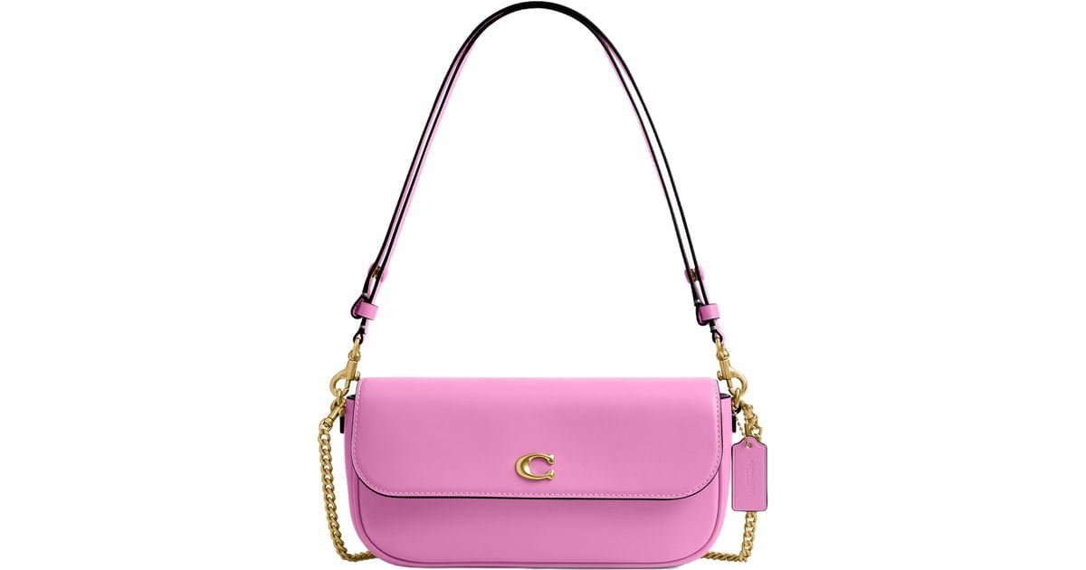 COACH Brook Flap Chain Bag in Purple | Lyst
