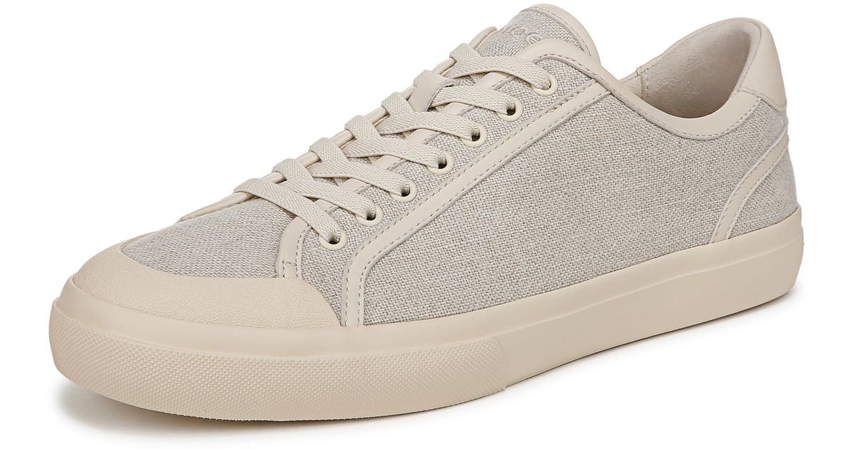 Vince S Fulton Eco Sneaker Straw Smooth 7 M in White for Men | Lyst