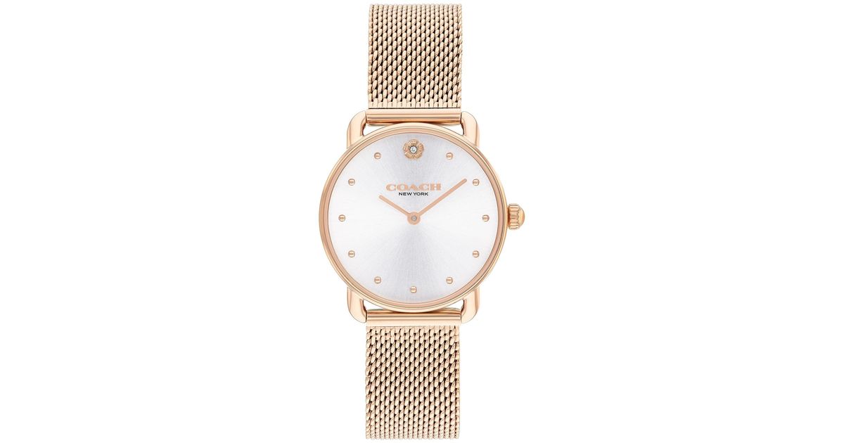 COACH Elliot Mesh Bracelet Watch | Elegance And Sophistication Style ...