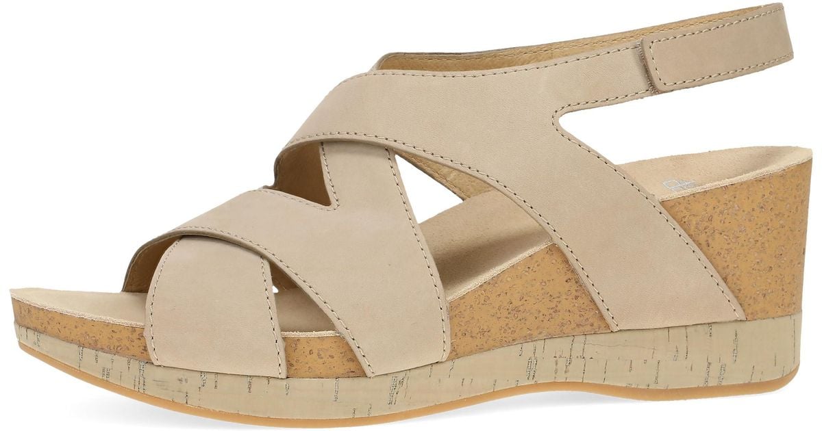 Dansko Cork/eva Wedge With Arch Support -fully Adjustable Straps ...