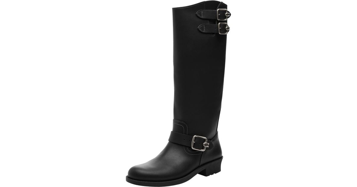 COACH Cw975 Blk 7.5 B Daria Lthr Moto Boot Black 7.5 B | Lyst