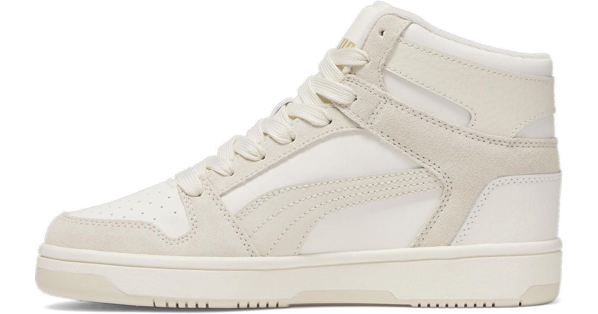 PUMA Rebound Layup Marshmallow Sneaker in White | Lyst