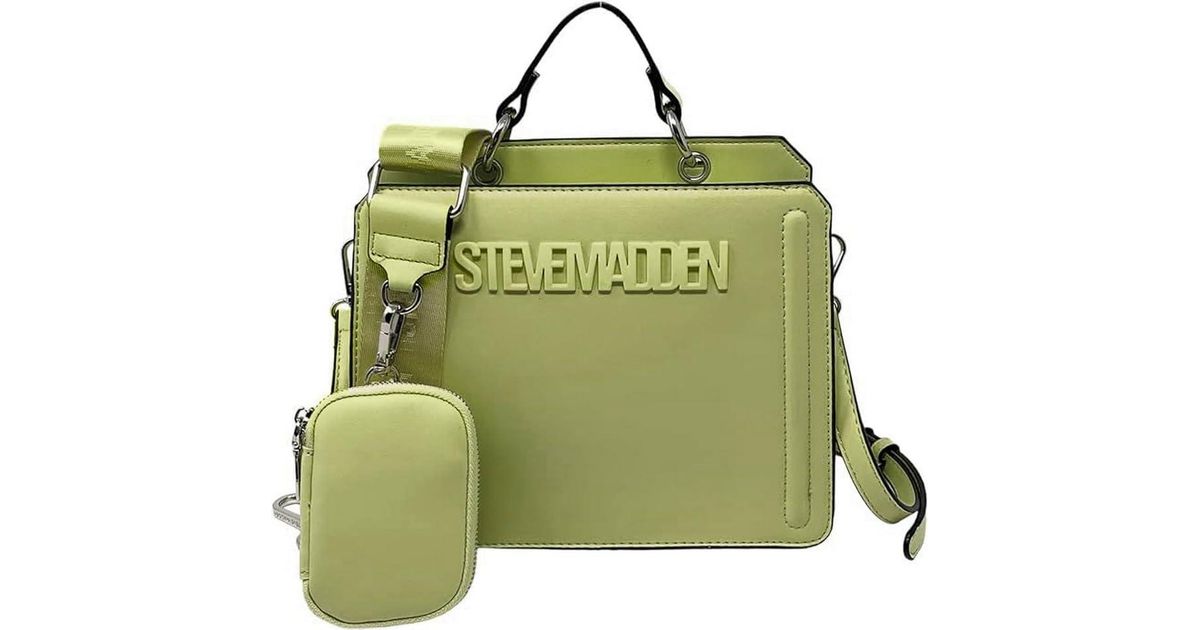 Steve Madden Bevelyn Convertible Crossbody Bag in Green | Lyst