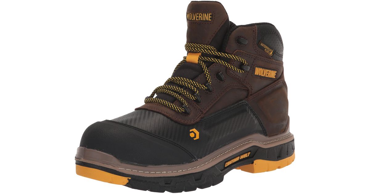 Wolverine Overpass 6" Composite-toe Boot in Black for Men | Lyst