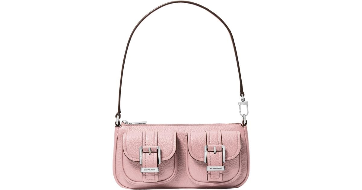 Michael Kors Zoe Small Convertible Pouchette in Pink | Lyst
