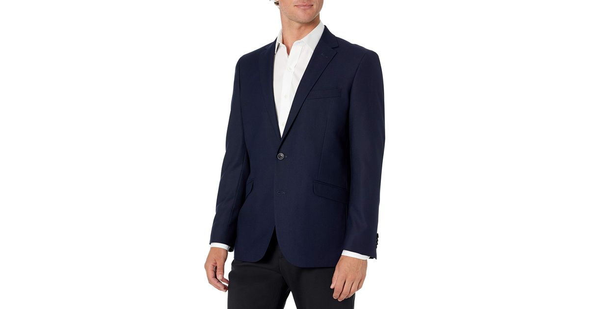 Kenneth Cole Mens Techni-cole Stretch Slim Fit Separate in Blue for Men ...
