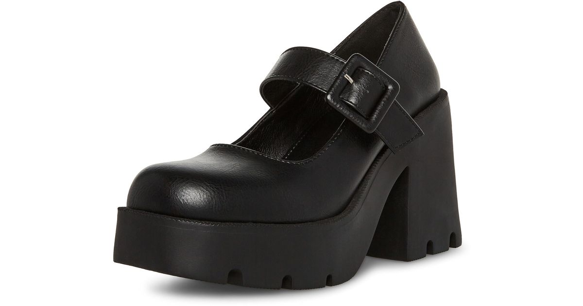 Madden Girl Tripper Mary-jane in Black | Lyst