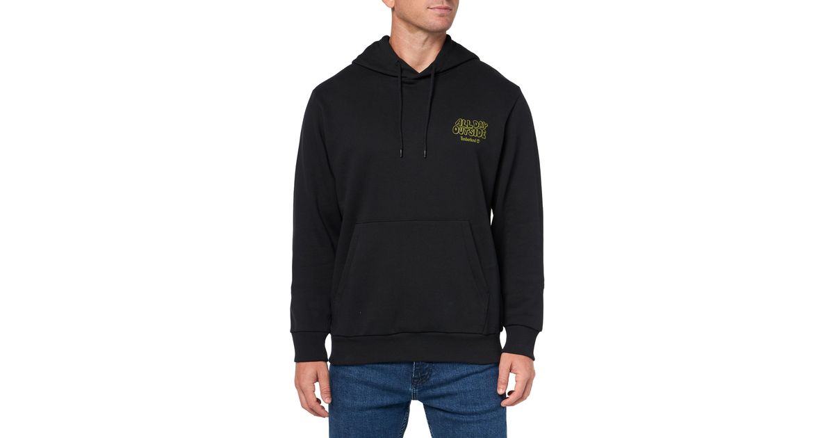 Timberland All Day Outside Graphic Hoodie in Black for Men | Lyst