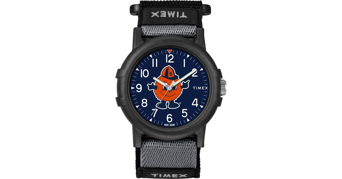 Timex Syracuse Orange Black Fabric in Blue | Lyst