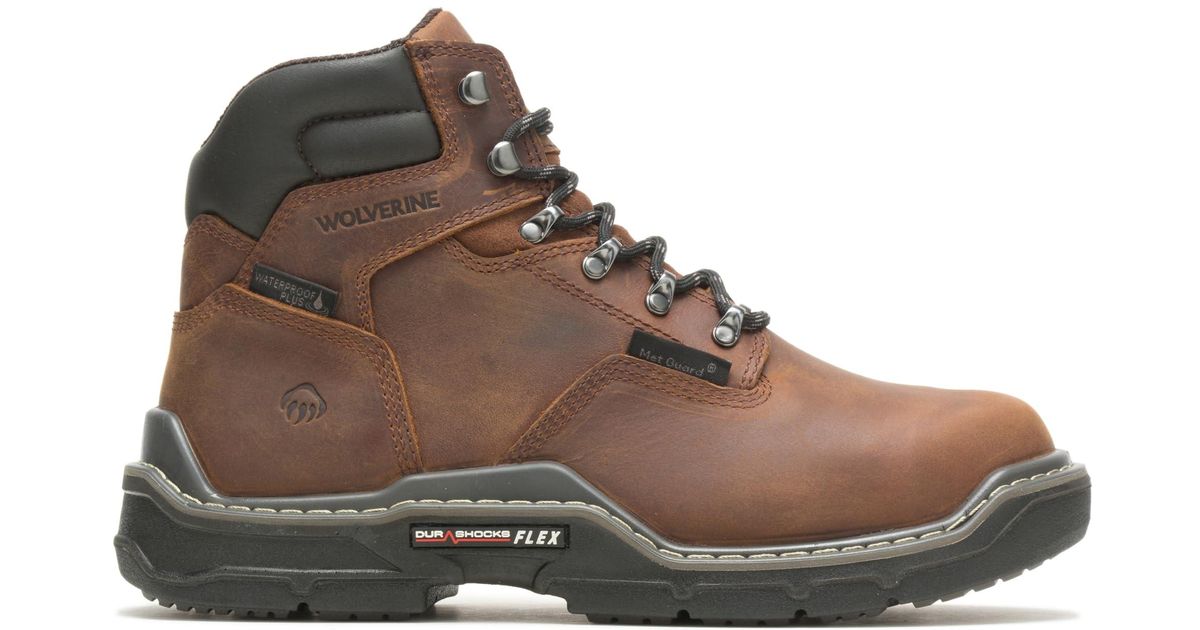 Wolverine Raider Durashocks 6" Waterproof Composite Toe Met-guard ...