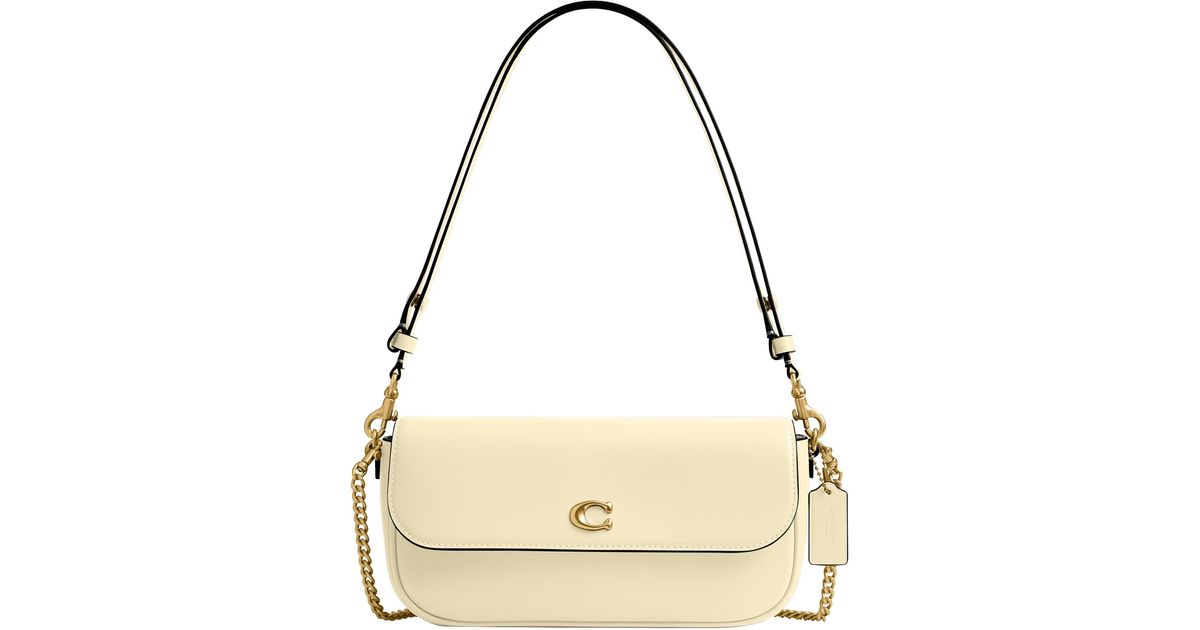COACH Brook Flap Chain Bag in Metallic | Lyst