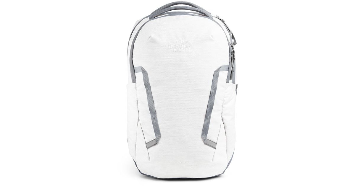 The North Face Vault Backpack Tnf White Metallic Melange/mid Grey One ...