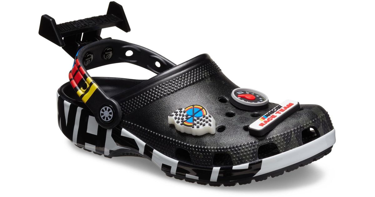 Crocs™ Adult Nascar Classic Clogs in Black | Lyst