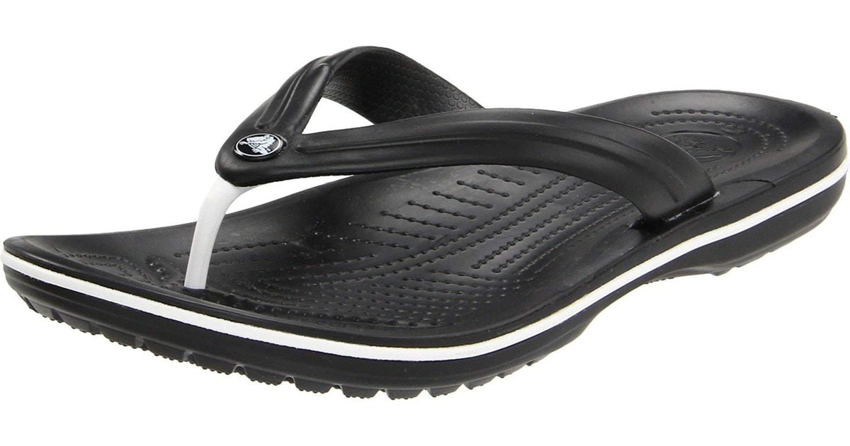 Crocs™ Crocband Flip Flip Flops in Black | Lyst