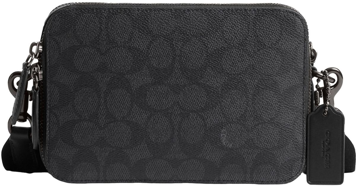 COACH Charter Crossbody in Black for Men | Lyst