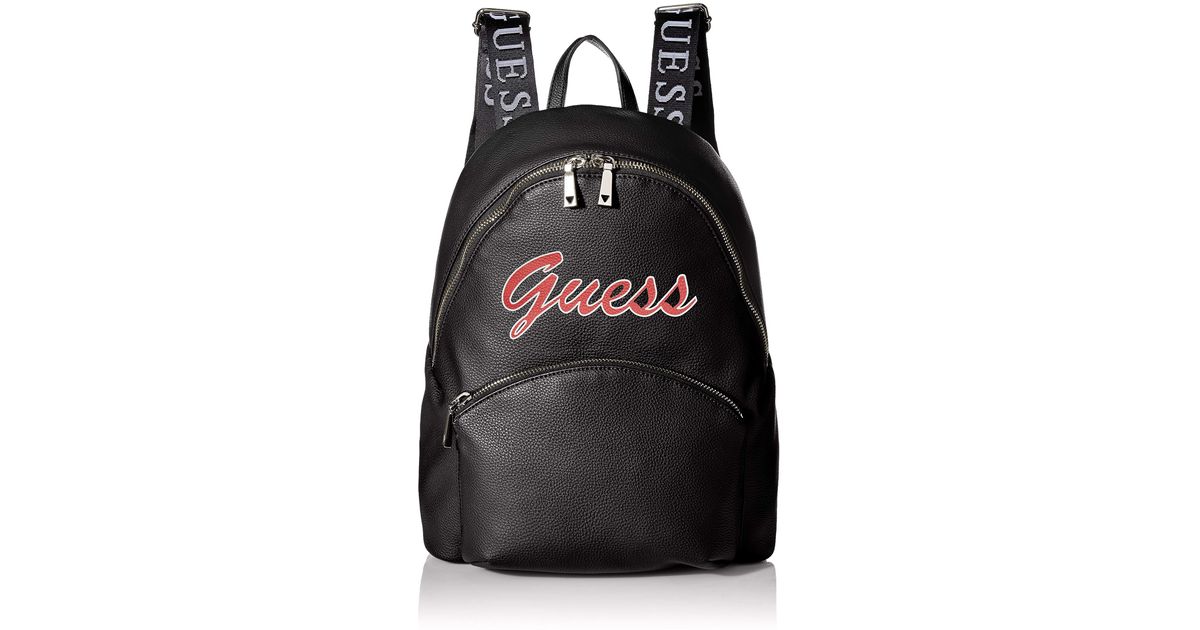 All Black Guess Backpack | IUCN Water