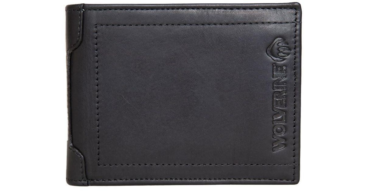 Wolverine Raider Leather Bifold Wallet With Rfid Blocking in Black for Men | Lyst