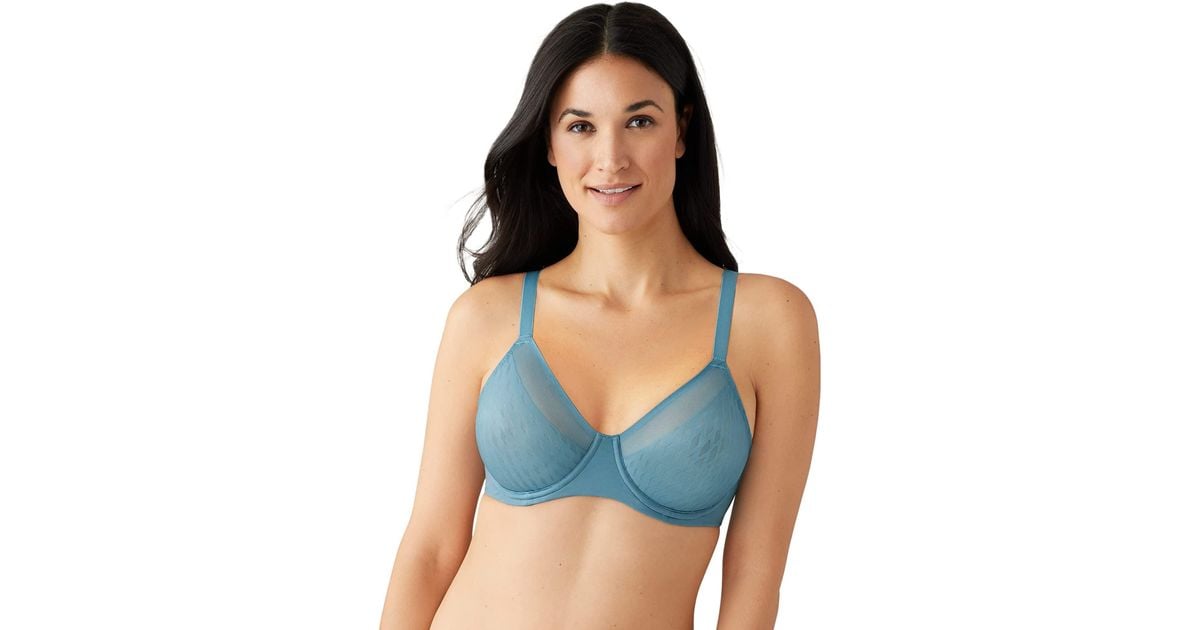Wacoal Plus Size Elevated Allure Underwire Bra In Blue Lyst