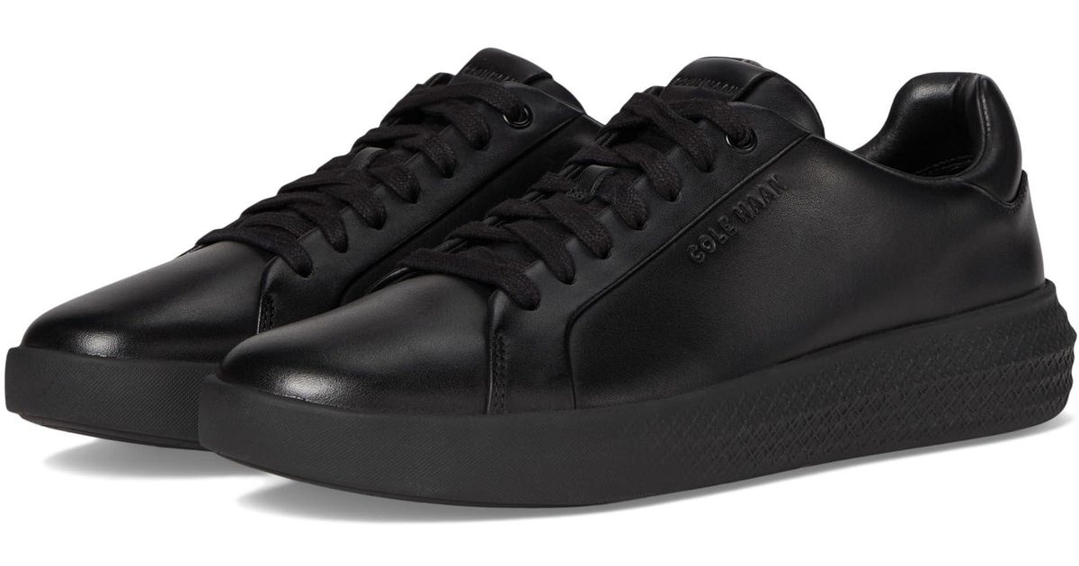 Cole Haan Grand Hurrion Cup Lace-to-toe Sneakers in Black for Men | Lyst