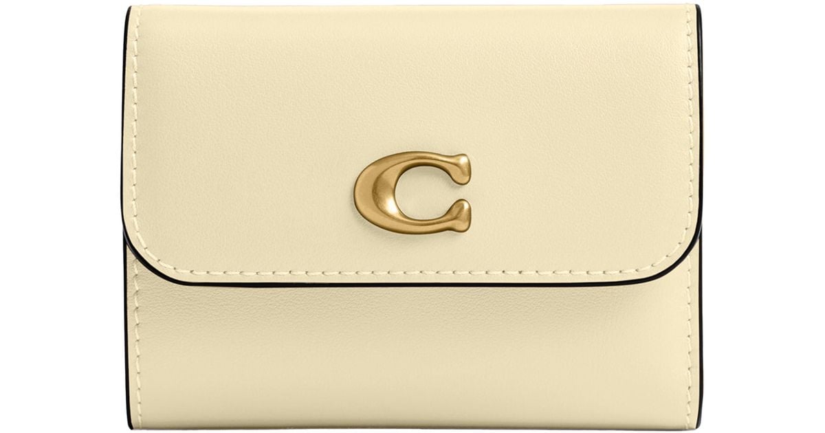 COACH Essential Card Holder Accessory-travel Wallet in Natural | Lyst