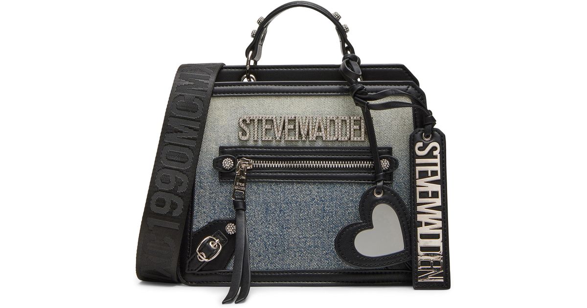 Steve Madden Evelyno Box Tote Update in Black | Lyst UK