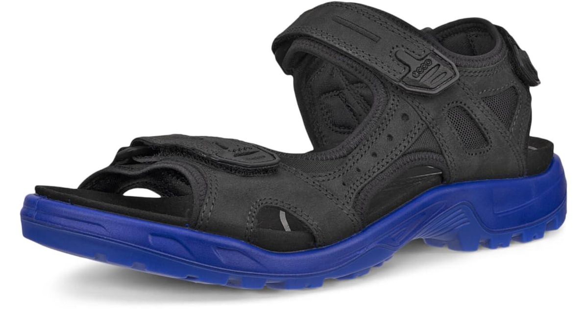 Ecco Yucatan Sport Sandal in Blue for Men | Lyst