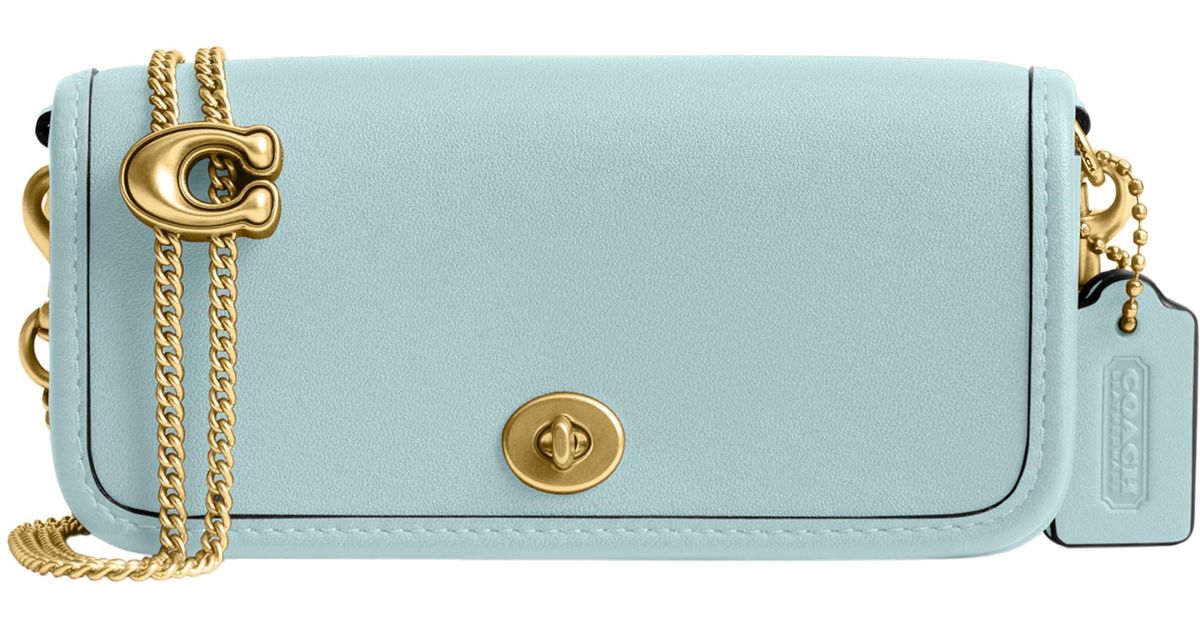 COACH Dinky Bag 14 in Blue | Lyst