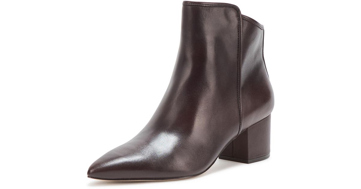 Cole Haan Eanna Ankle Booties in Brown | Lyst