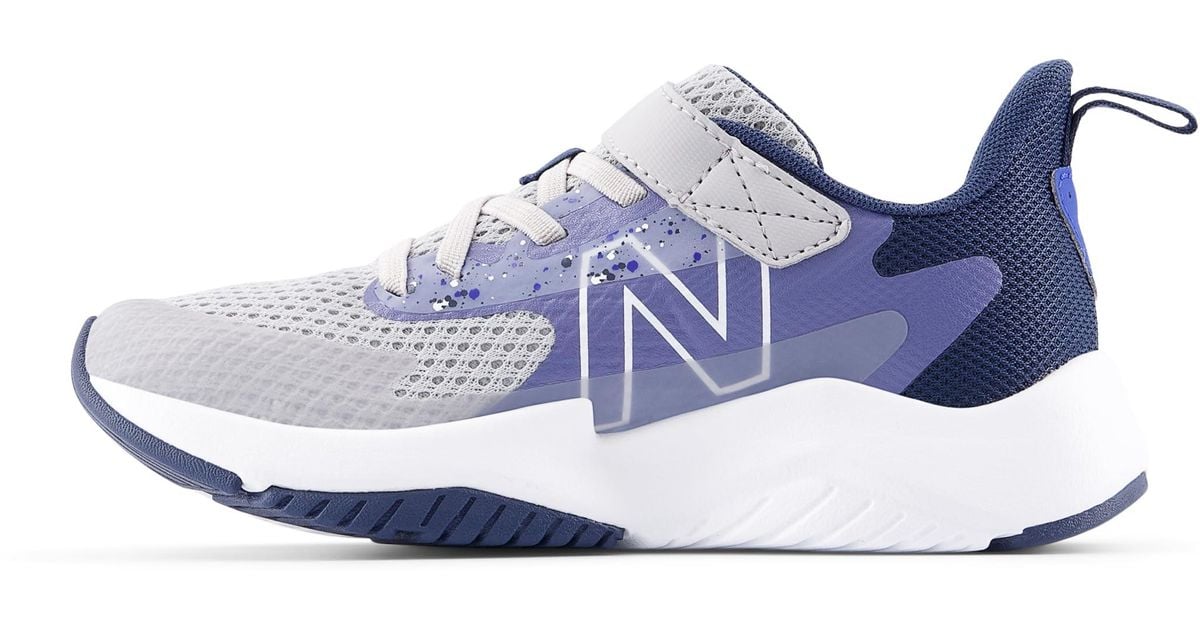 New Balance Rave Run V2 Bungee Shoe in Blue | Lyst