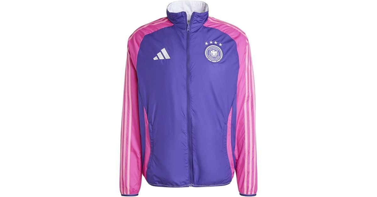adidas Germany 2024 Anthem Jacket in Purple for Men | Lyst