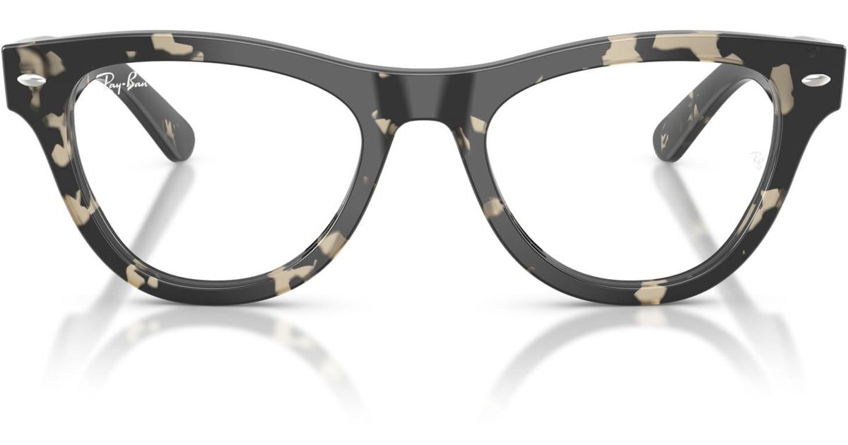 Ray-Ban Rx5510 Cat Eye Prescription Eyewear Frames in Black | Lyst