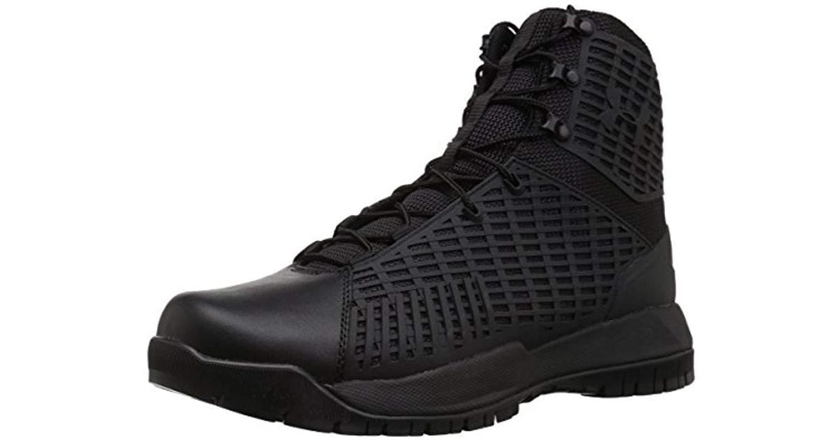 Under Armour Stryker Side Zip Military And Tactical Boot in Black for ...