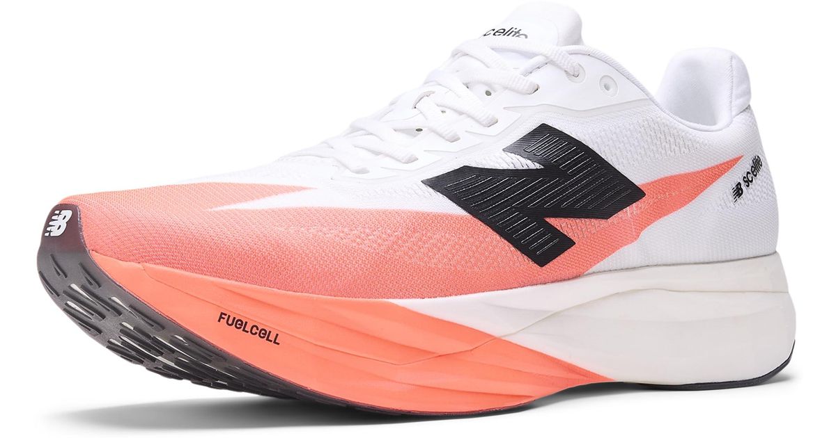 New Balance Fuelcell Supercomp Elite V5 Running Shoe in Pink for Men | Lyst