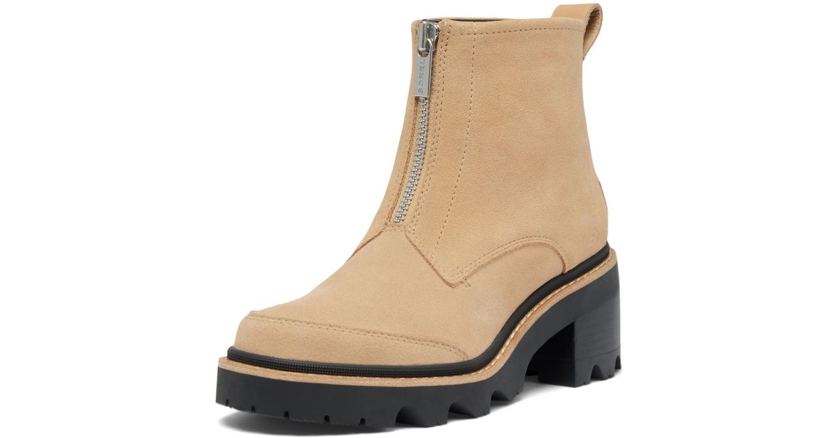 Sorel Women's Joan Now Zip Boot - Canoe, Black - 10.5 in Natural | Lyst