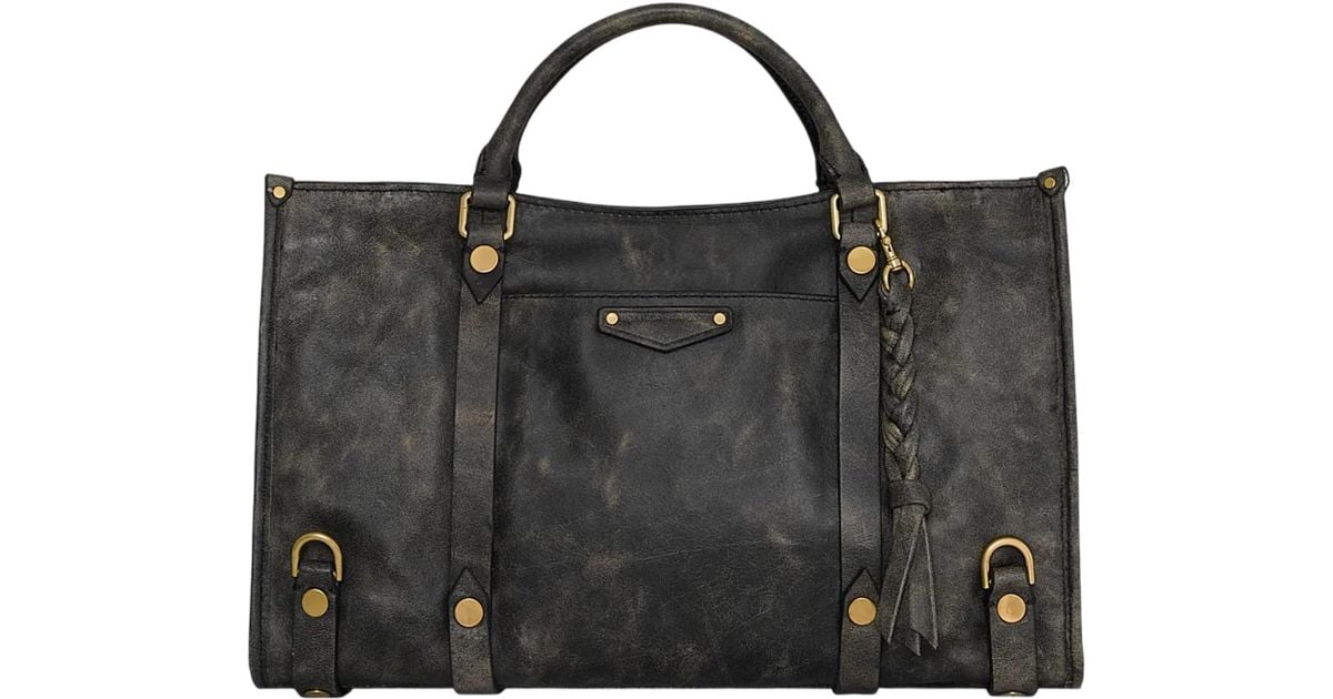 Rebecca Minkoff Surplus Satchel Bag in Black | Lyst