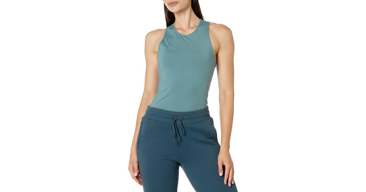 NIC+ZOE Nic+zoe Flexfit High Neck Tank in Blue | Lyst