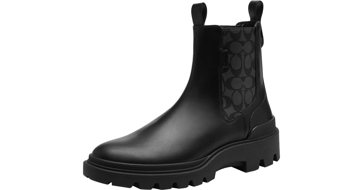 COACH Colson Boot Hiking Shoe in Black for Men | Lyst