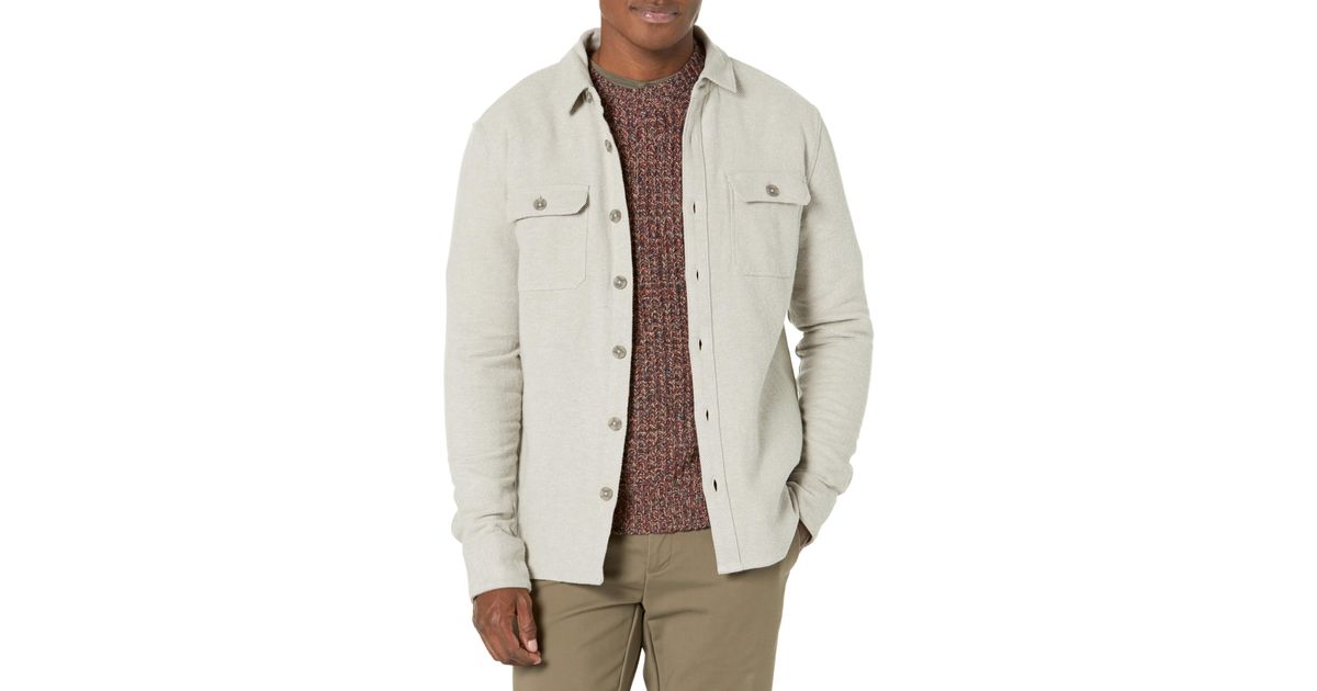 PAIGE Wilbur Overshirt in Natural for Men | Lyst