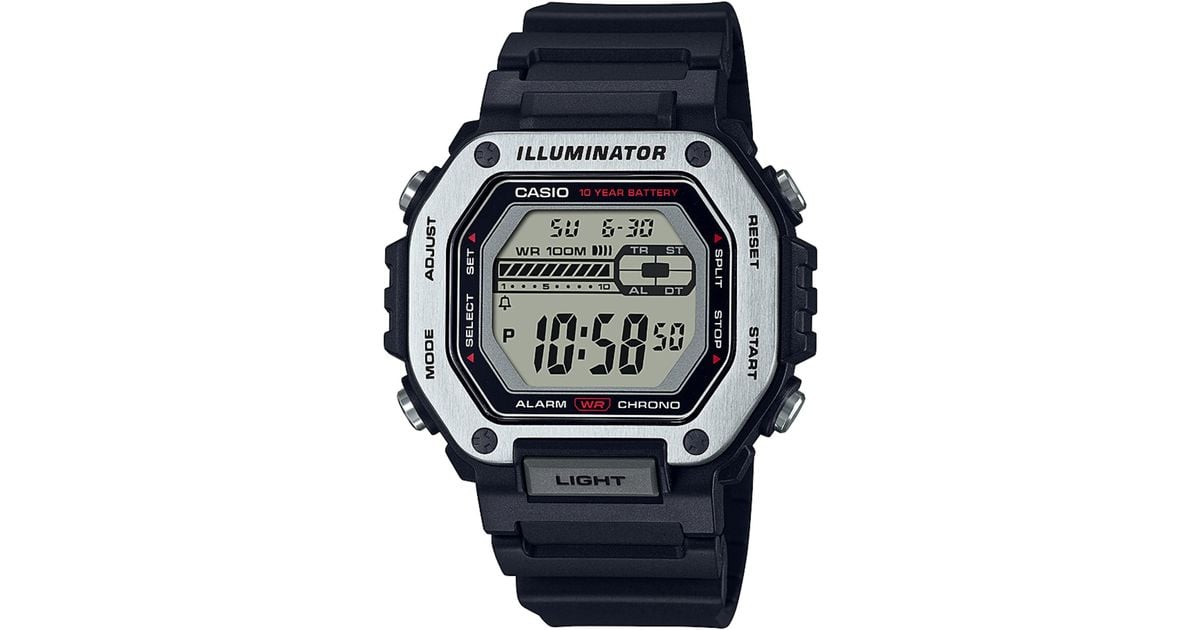 G-Shock Led Illuminator Dual-time 1/100-second Stopwatch W/ 5 Multi ...